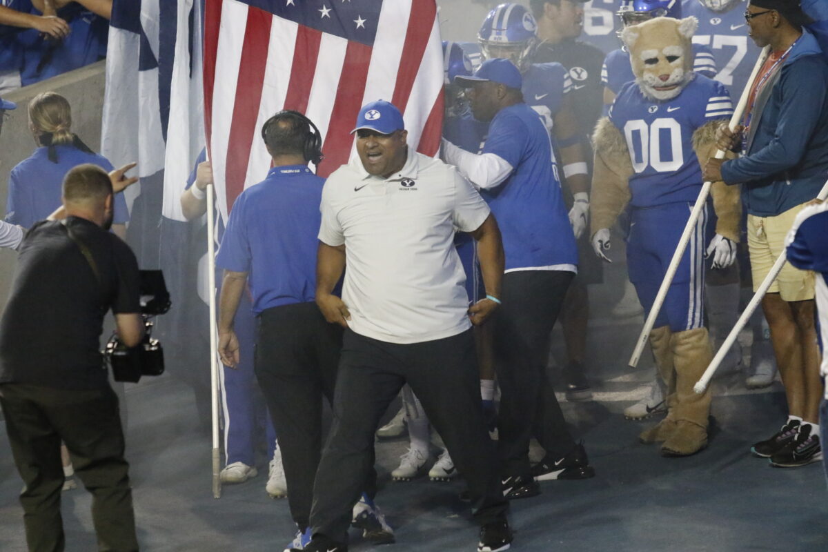 BYU football announces 2023 schedule, features home game vs. Oklahoma ...